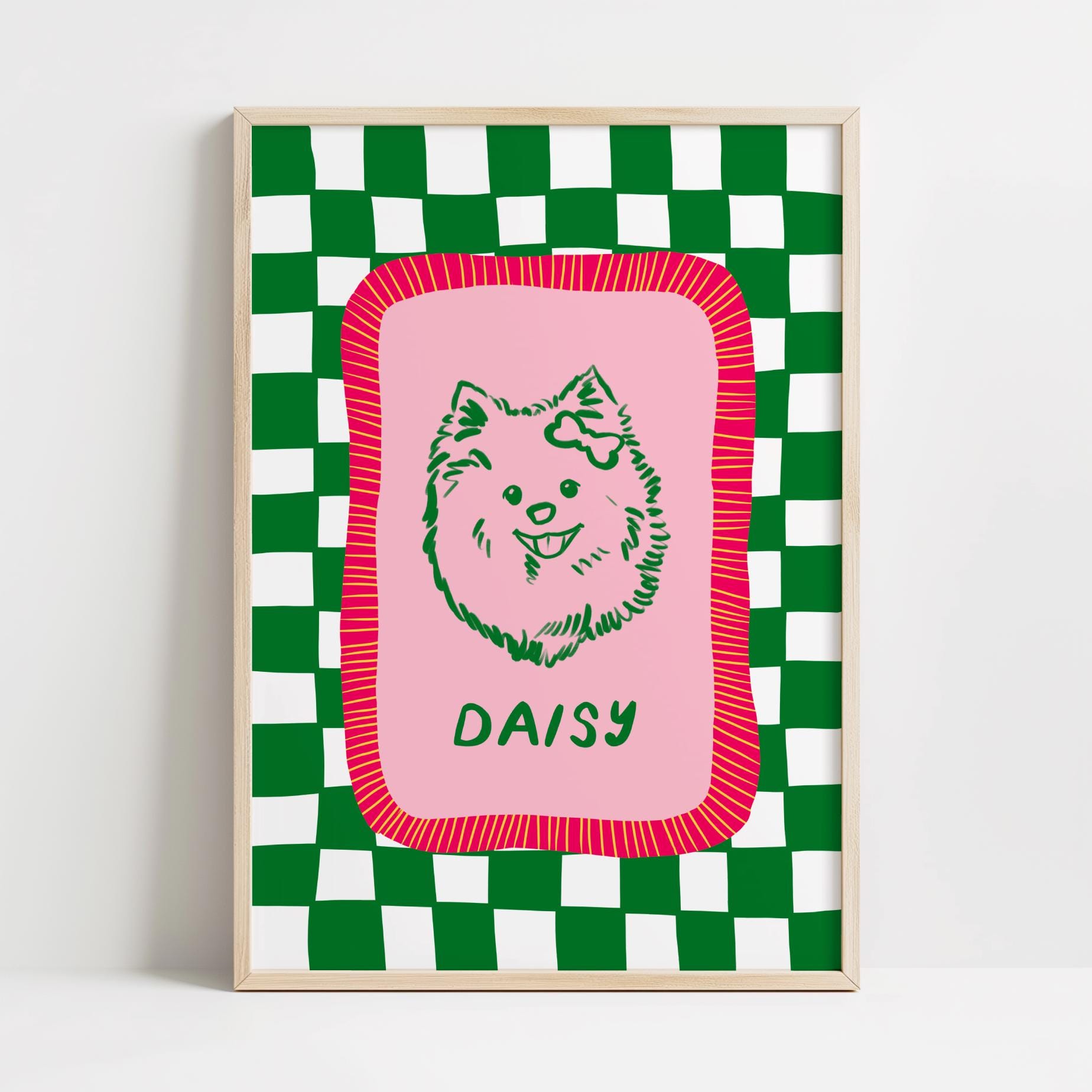 Custom Dog Portrait Custom Badly Drawn Pet Art Personalized Badly Drawn ...