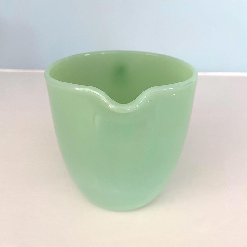 Vintage Fire King Jadeite Milk Pitcher | Green Milk Glass | MCM Kitchen ...