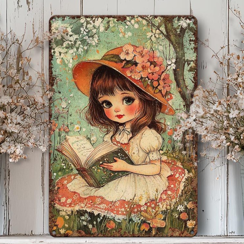 Big Eyed Kitsch Girl - Etsy