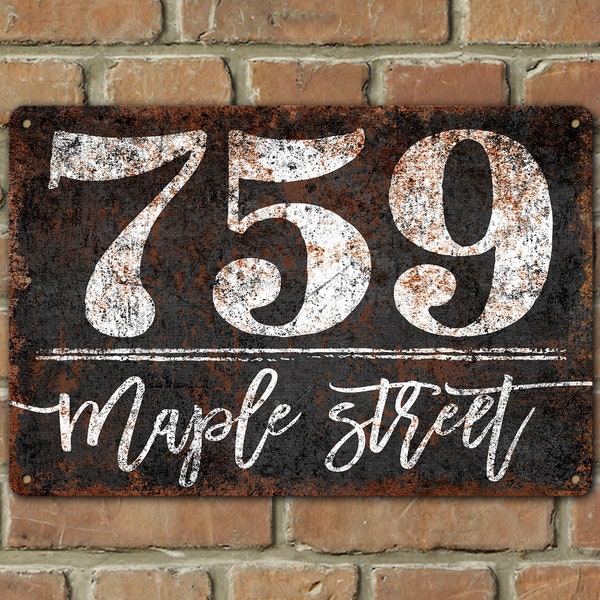 Wooden Address Sign - Etsy
