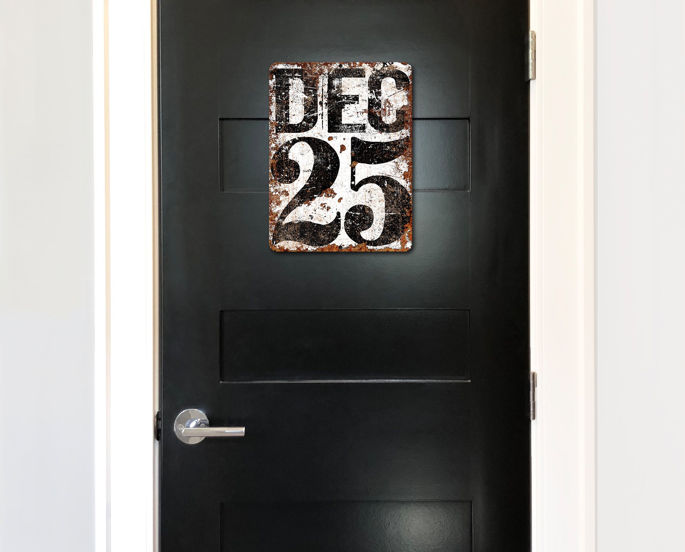 DEC 25 Christmas Decor December 25TH Date Sign Decoration Modern ...