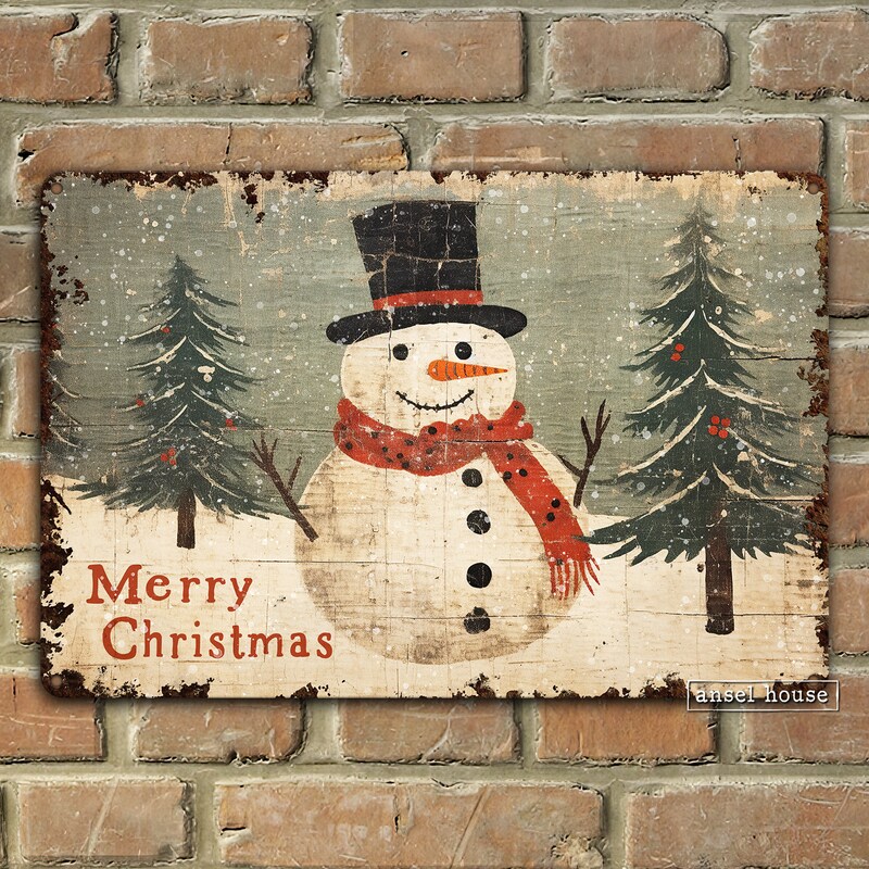 Rustic Snowman - Etsy