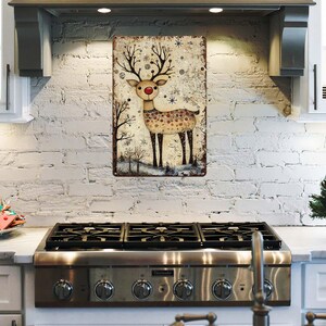 Primitive Rustic Metal Christmas Wall Art Mantle Sign Decoration ...