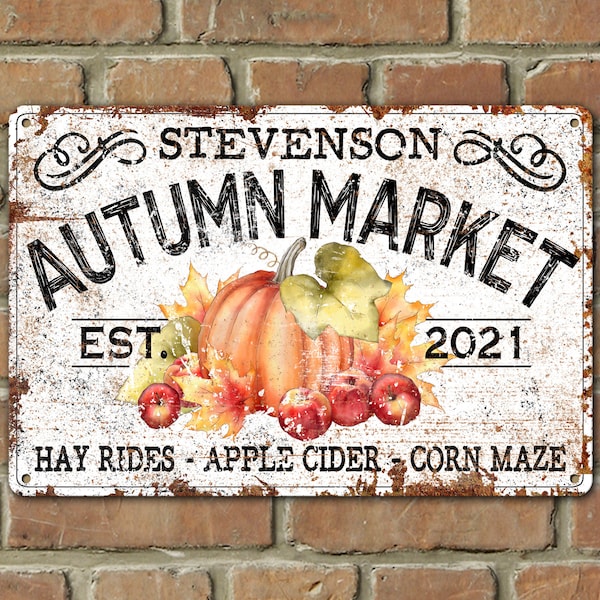 Fall Outdoor Sign - Etsy