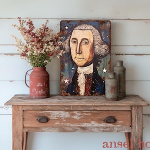 Primitive 4th of July Decor Metal Art Sign - Rustic Americana ...