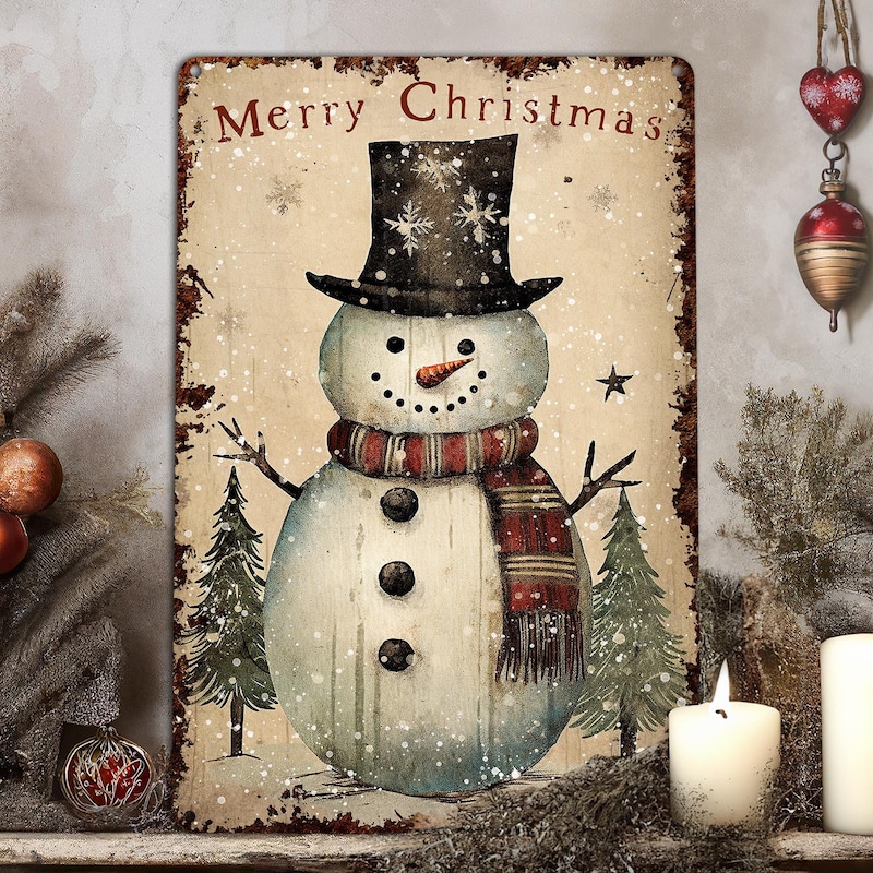 Snowmen. Metal - Etsy