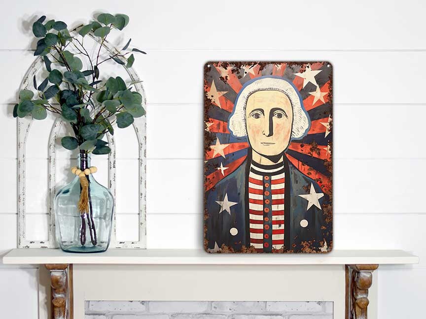 Primitive 4th of July Decor - Patriotic Antique Americana George ...