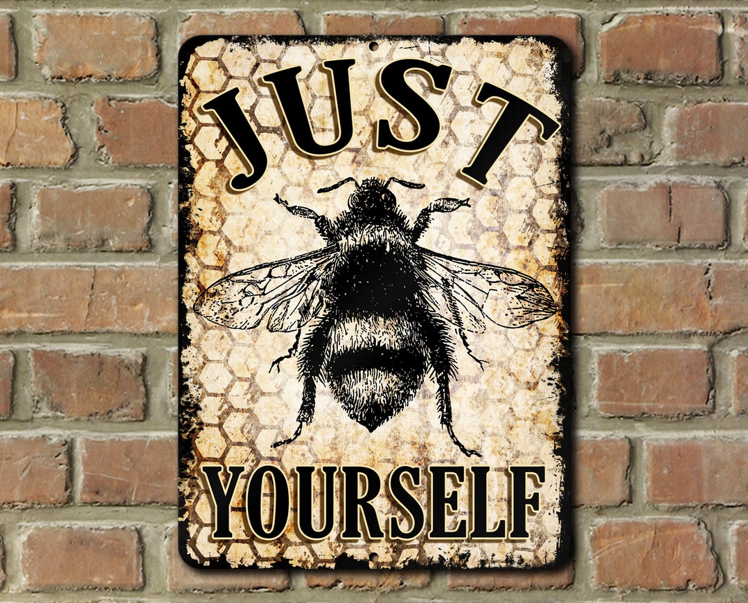 Bumble Bee Inspirational Sign Bathroom Bedroom Wall Decor Art - Etsy