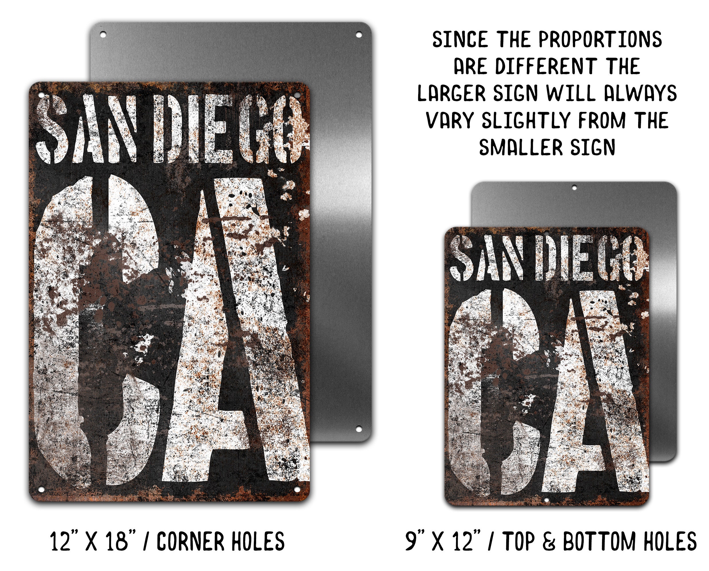 Metal CALIFORNIA Wall Art Sign Personalize Any City or State | Etsy