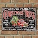 Personalized Custom Christmas Tree Farm Metal Sign Decoration Modern ...