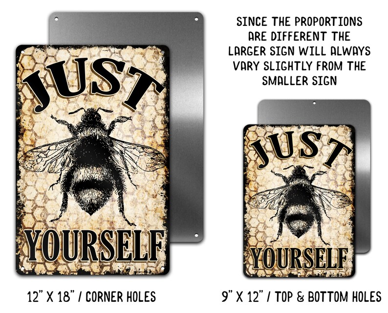 Bumble Bee Inspirational Sign Bathroom Bedroom Wall Decor Art - Etsy