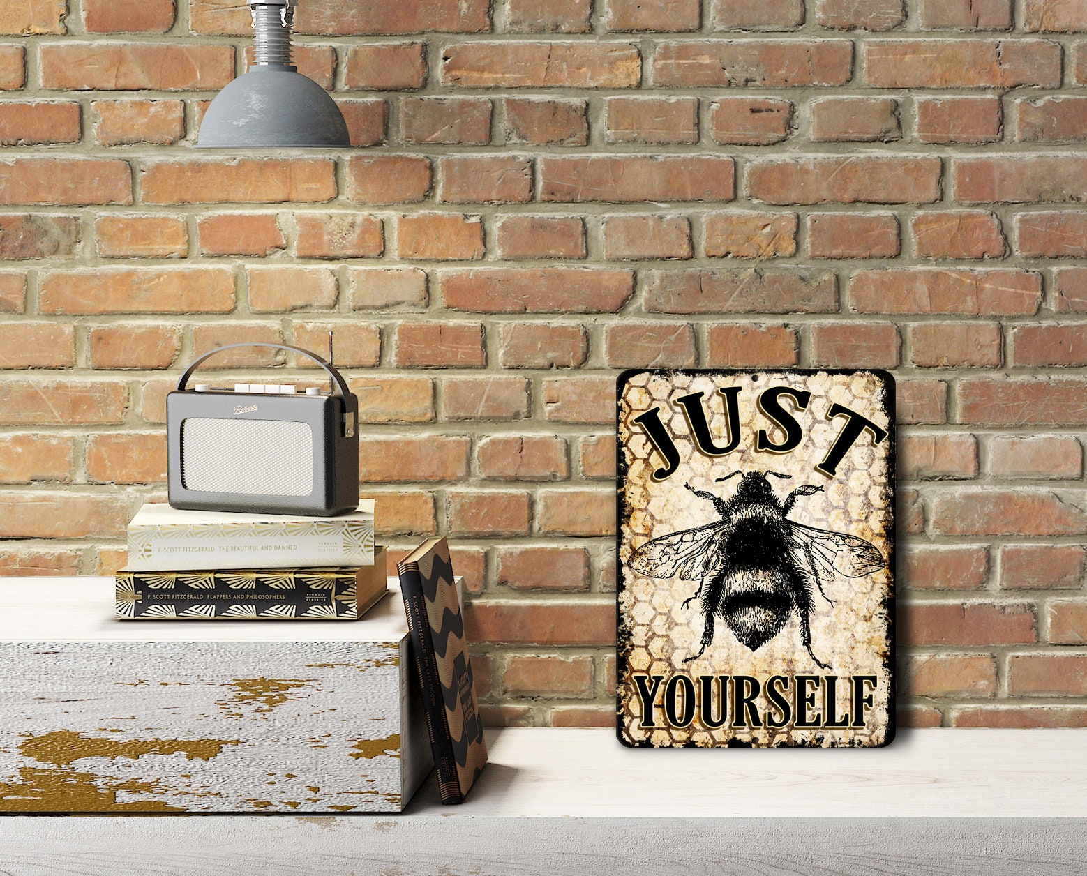 Bumble Bee Inspirational Sign Bathroom Bedroom Wall Decor Art | Etsy