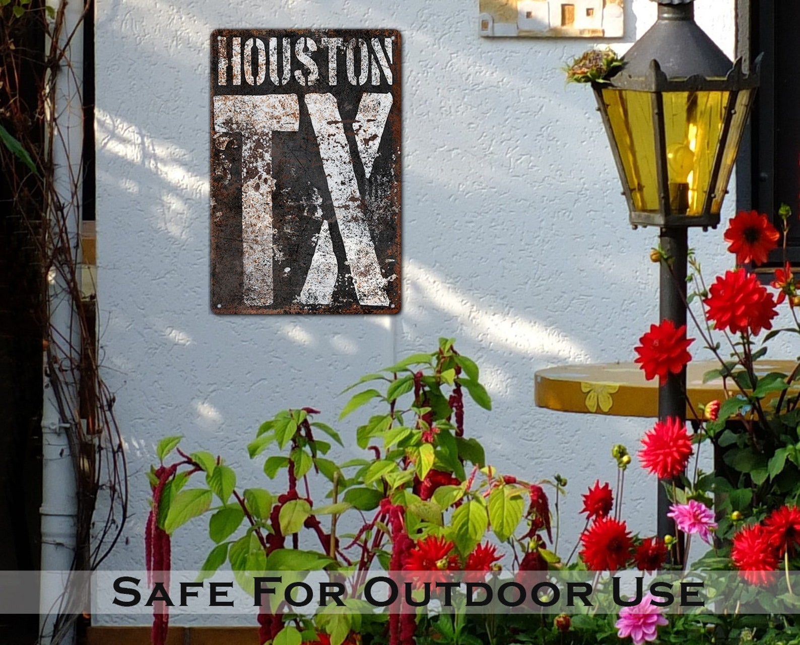 Metal Texas Wall Art Sign Personalize With Any City or State - Etsy