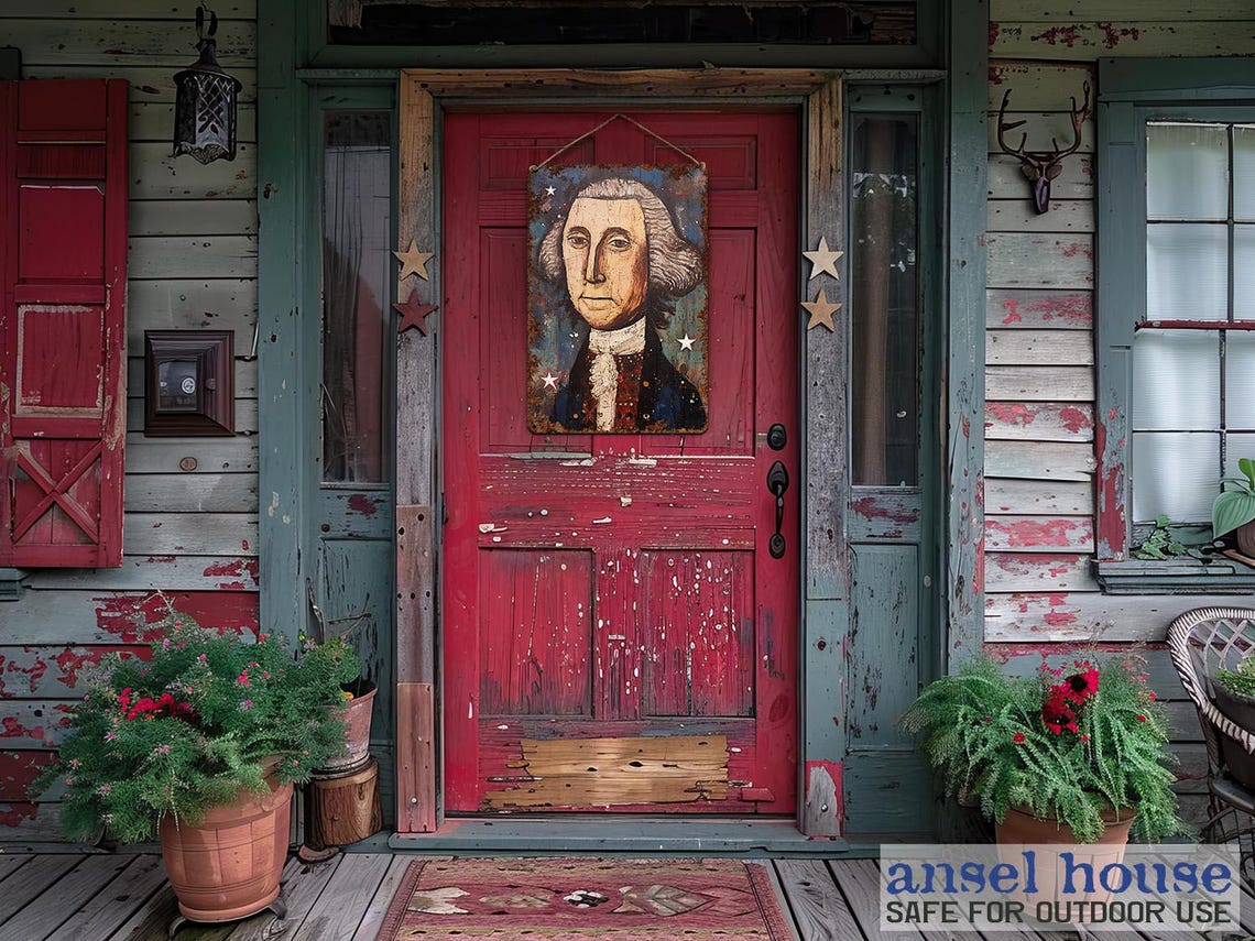 Primitive 4th of July Decor Metal Art Sign - Rustic Americana ...