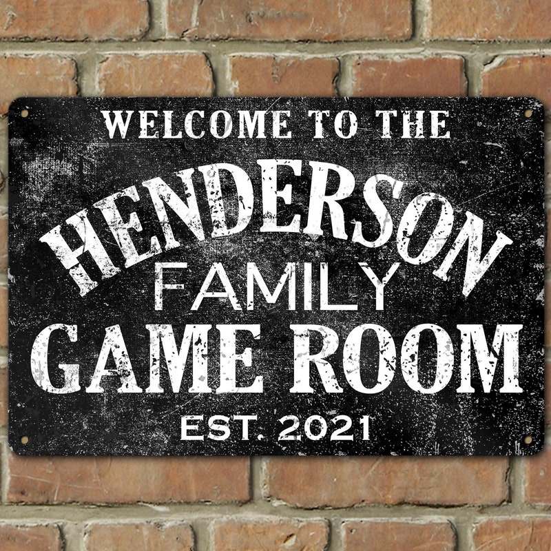 Game Room Signs - Etsy