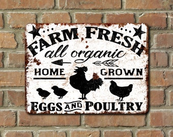 Fresh Eggs Sign Rustic Egg Sign Chicken Eggs Sign Chicken - Etsy