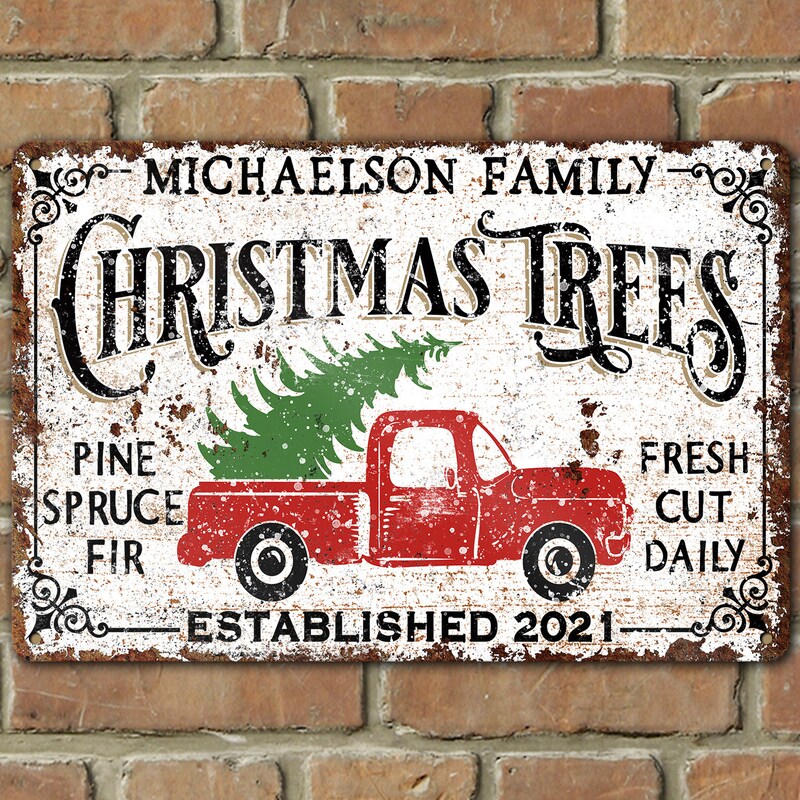 Tree Farm Sign - Etsy