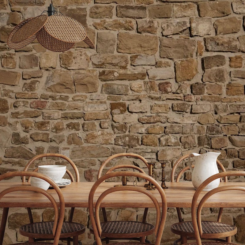 Irregular Stone Wallpaper - Etsy
