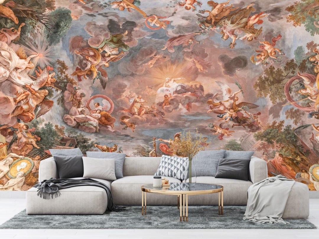 Renaissance Rome Wallpaper: Marcus Furius Camillus Mural, Self Adhesive ...