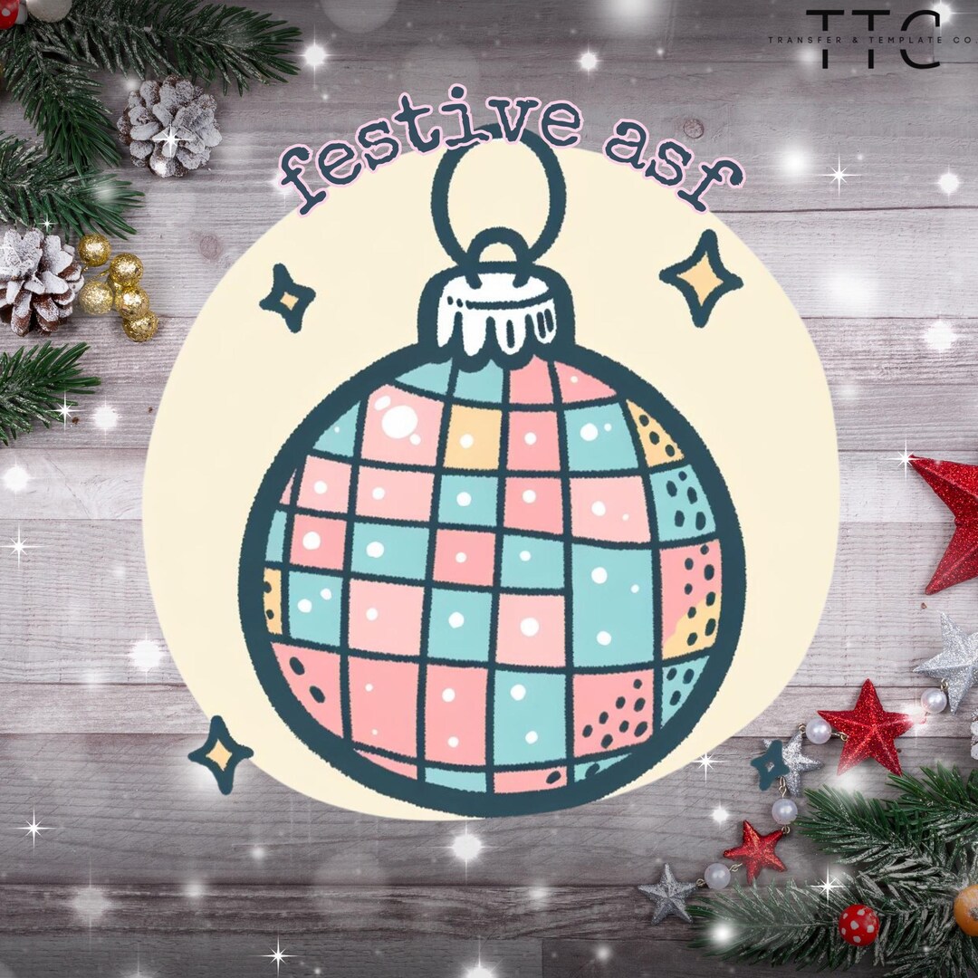 Festive AF Christmas PNG for Sublimation DTF and More! - Etsy
