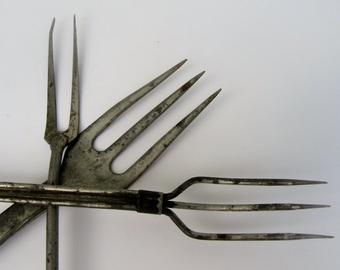 Large Rustic Farmhouse Forks - Etsy