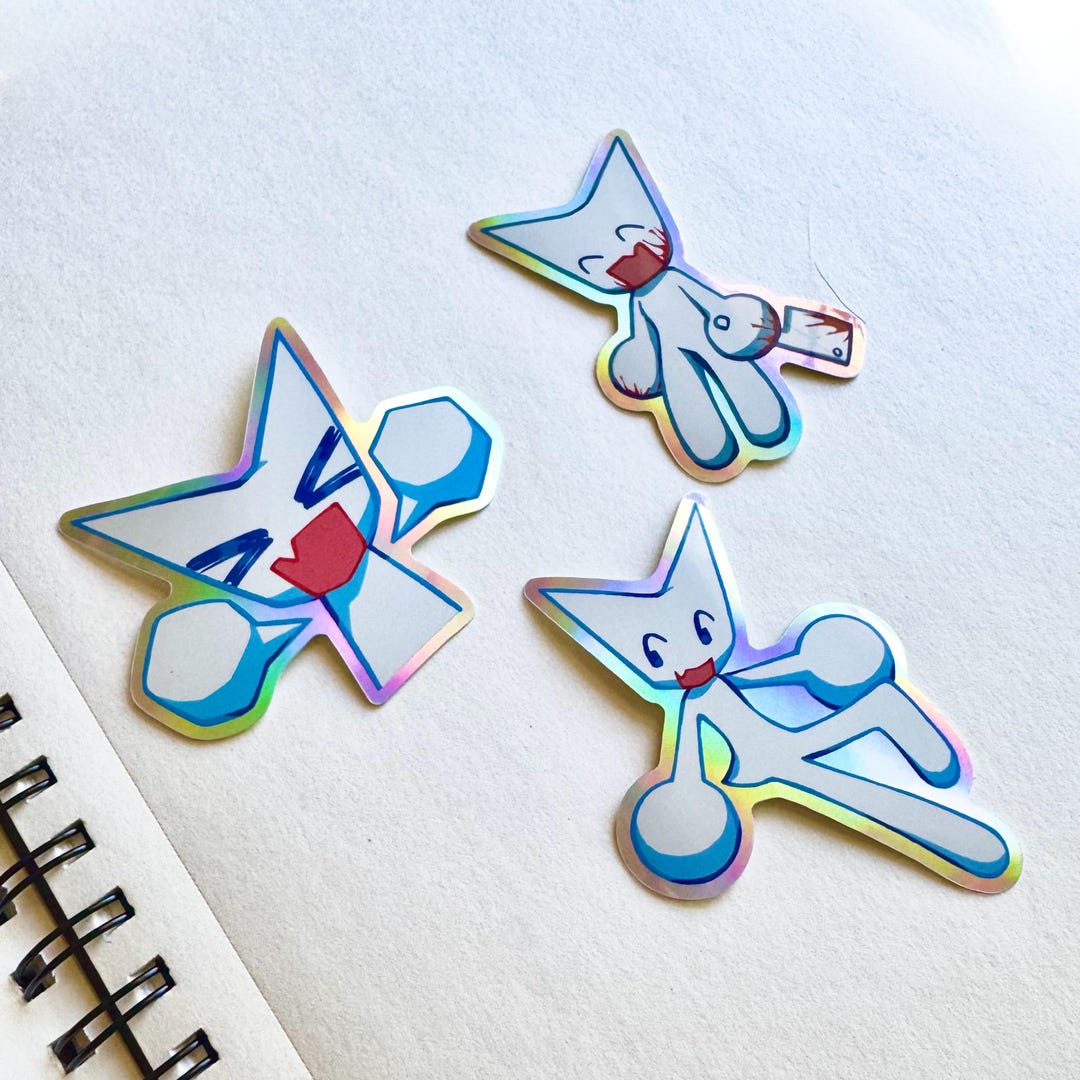 Femtanyl Holographic Stickers - Etsy