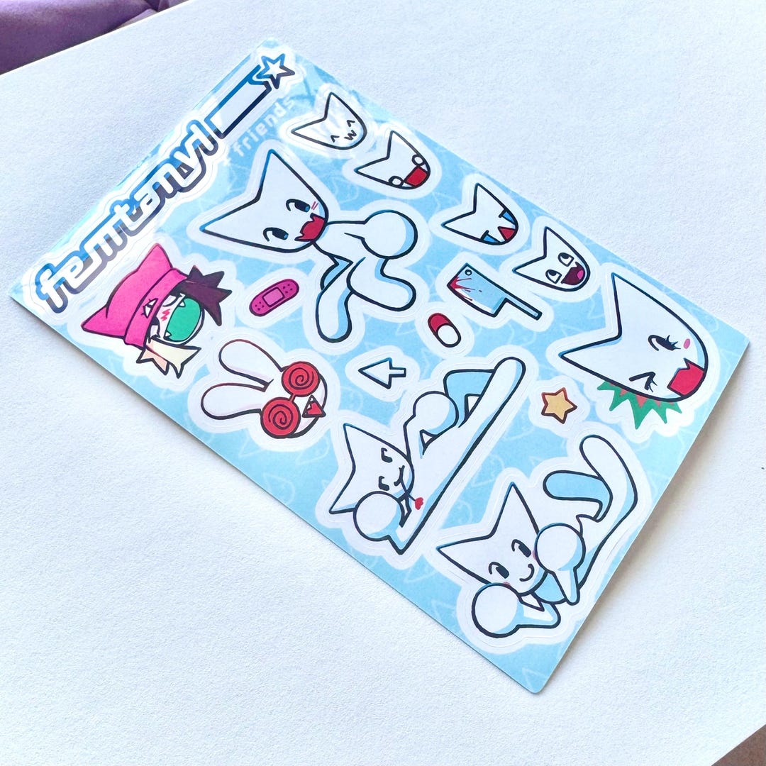 Femtanyl + Friends Vinyl Sticker Sheet - Etsy