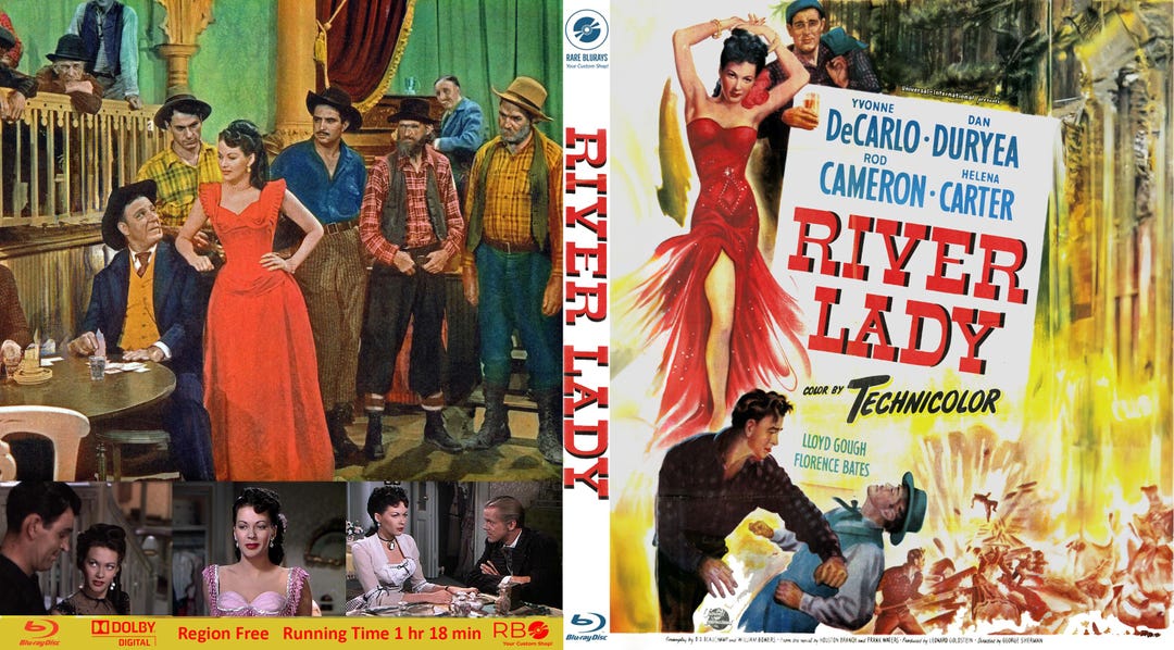 RIVER LADY (1948) BLURAY Yvonne De Carlo, Rod Cameron, Etc - Etsy