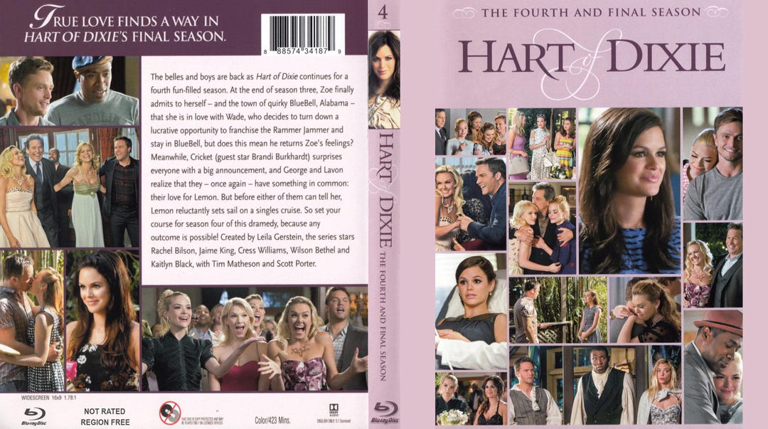 HART OF DIXIE Season 4 Bluray - Etsy