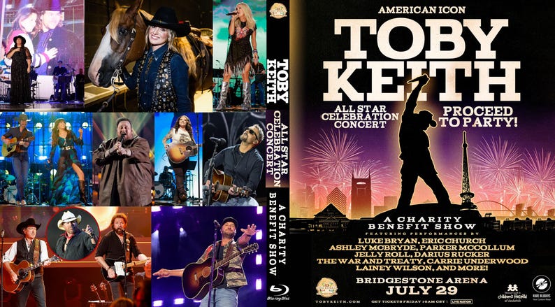 TOBY KEITH Tribute Concert - Etsy