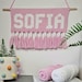 Personalized Macrame Name Sign – Custom Nursery Wall Decor – Handmade ...