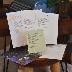 Hand-typed Custom Poem – Personalized Poetry Gift, Love Letter ...