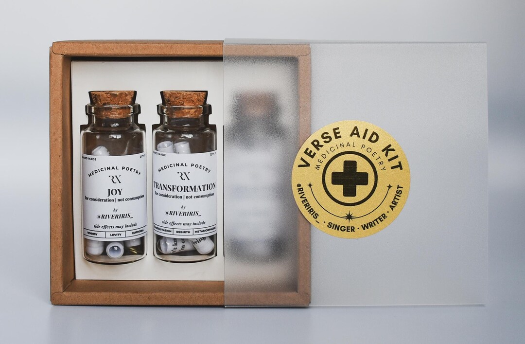 Verse Aid Kit Custom Poetry Gift Set for Mindfulness, Reflection ...