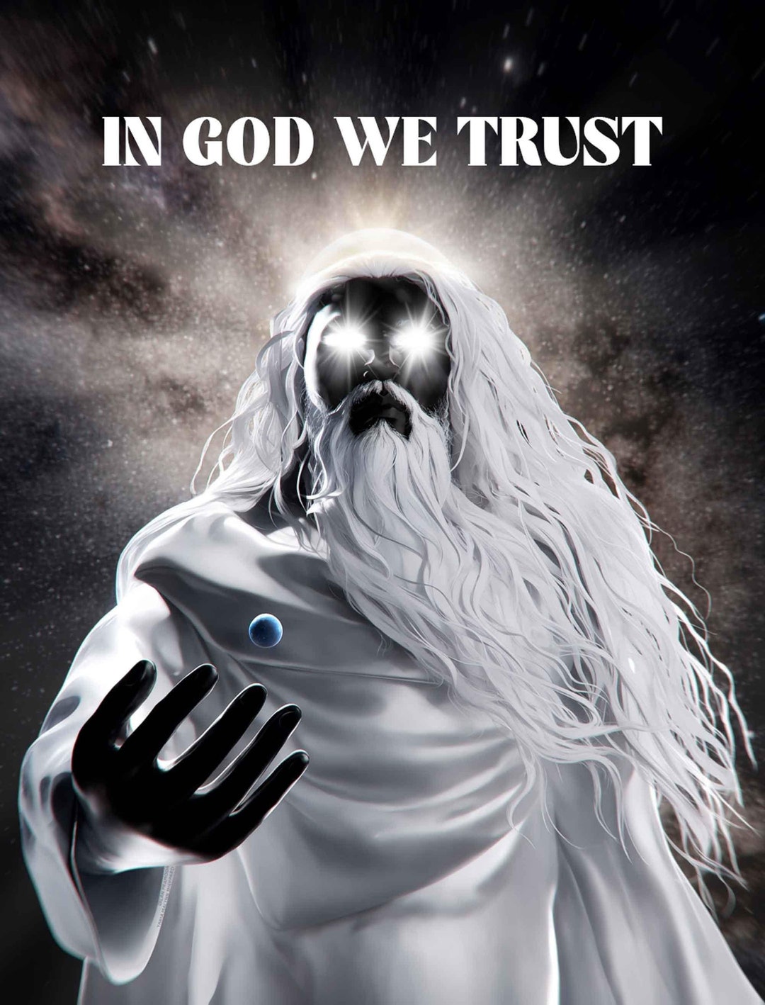 In God We Trust the Invisible Father God Now Visible - Etsy