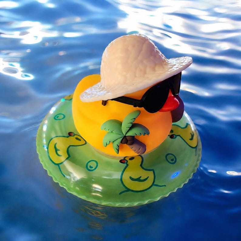 Beach Rubber Duck for Jeep Ducking & Cruise Duck Gifts...read ...