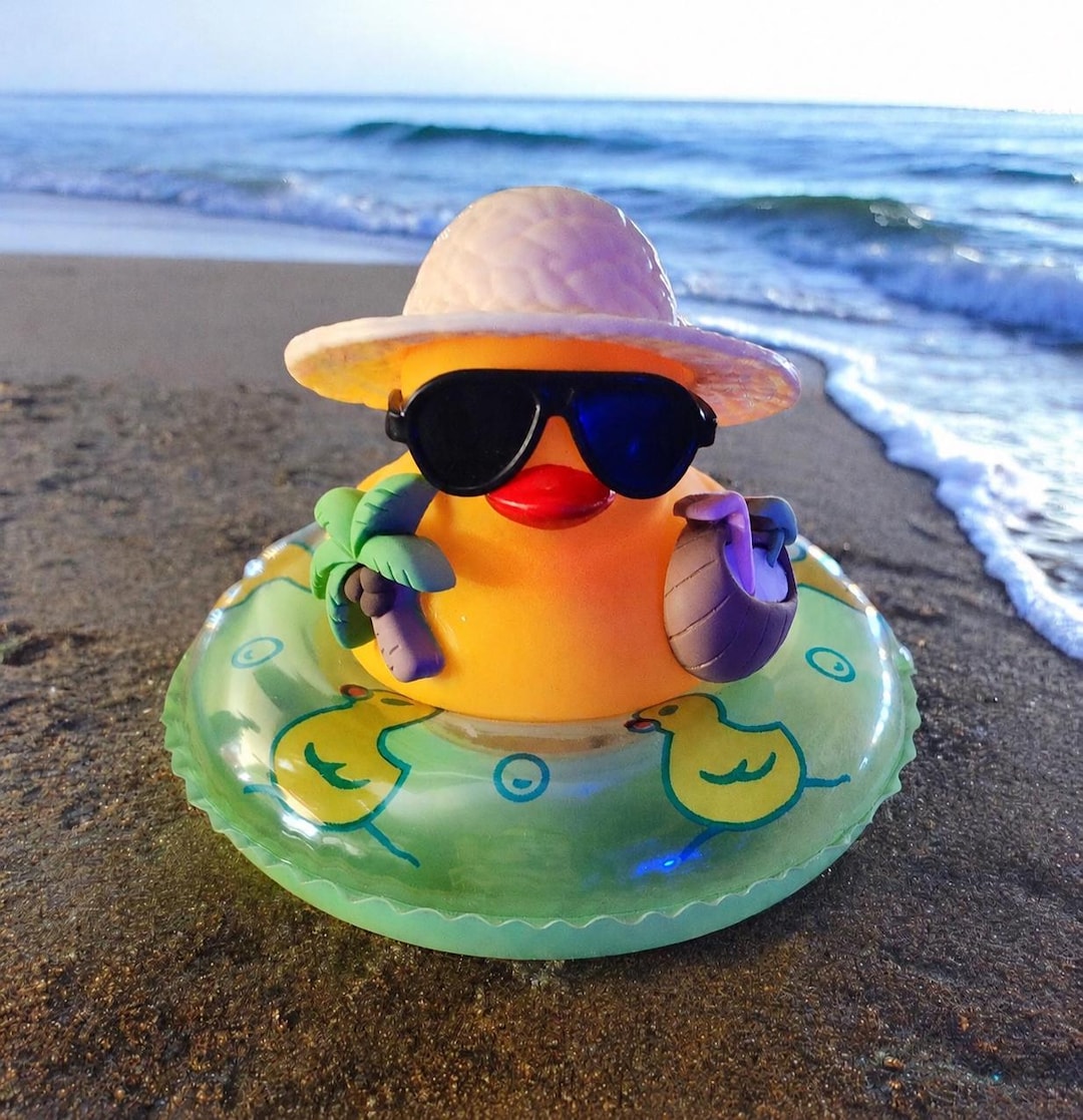 Beach Rubber Duck for Jeep Ducking & Cruise Duck Gifts...read ...