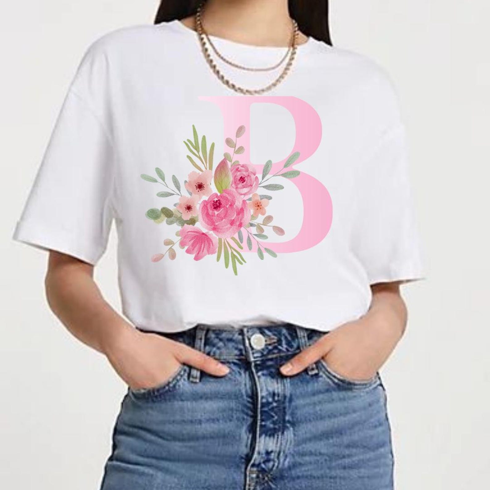 Floral Alphabet SVG, Botanical Monogram Letters A-Z (instant Download ...
