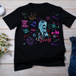 Jinx Graffiti PNG: League of Legends Clipart, T-shirt & Tumbler Design ...