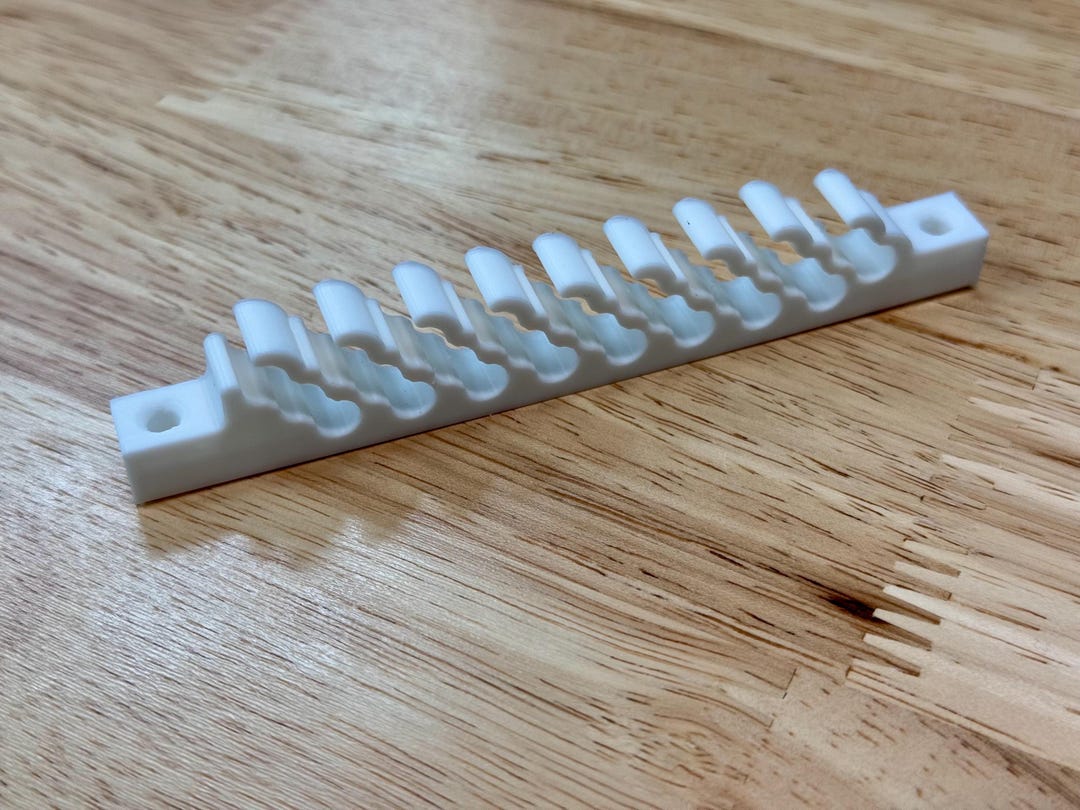 Ethernet 26-cable Comb Mount With Screw Holes. Fits Cat5, Cat5e, and ...