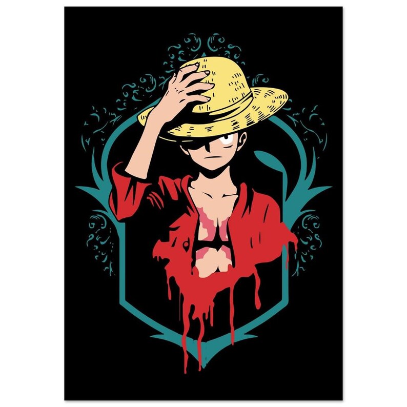 Luffy Semi-glossy Poster – One Piece Anime Art for Fans - Etsy
