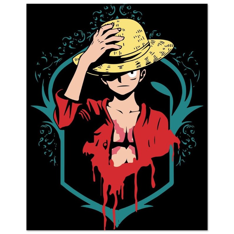 Luffy Semi-glossy Poster – One Piece Anime Art for Fans - Etsy