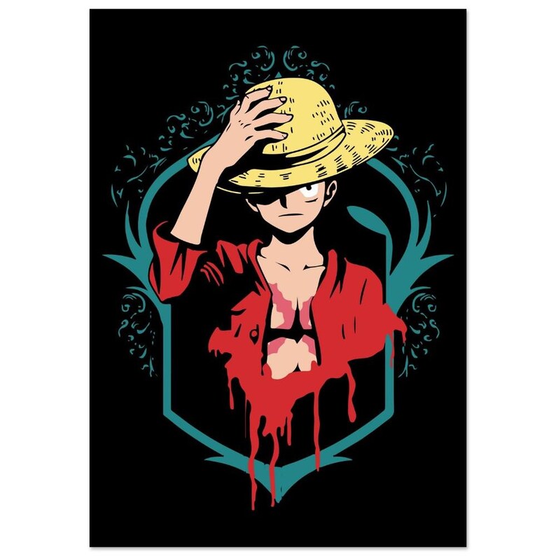 Luffy Semi-glossy Poster – One Piece Anime Art for Fans - Etsy