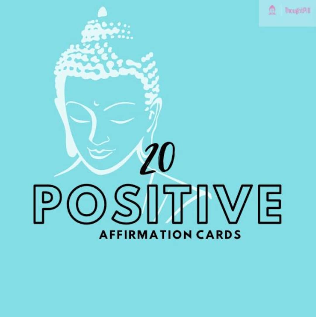 20 Printable Positive Affirmation Cards for Motivation and Healing ...