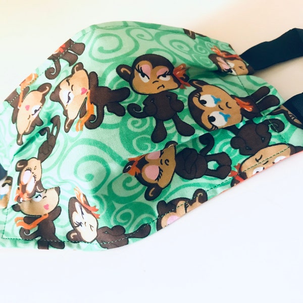 Monkey Mask - Etsy