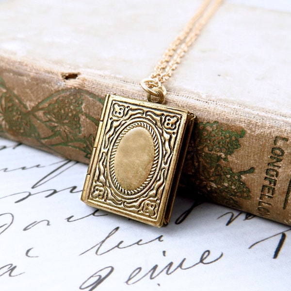 Book Locket - Etsy