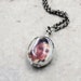 Sterling Silver Glass Locket Necklace: Keepsake Photo Jewelry - Etsy