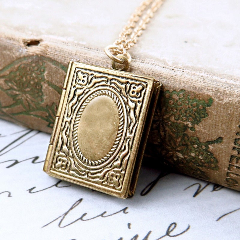 Book Locket - Etsy