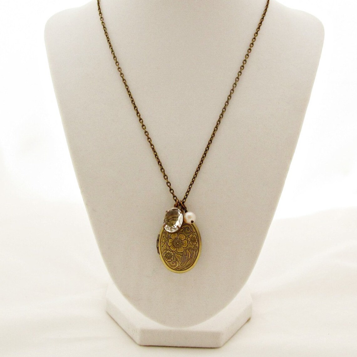 Antique Locket Necklace Locket Pendant Unique Locket Gift | Etsy