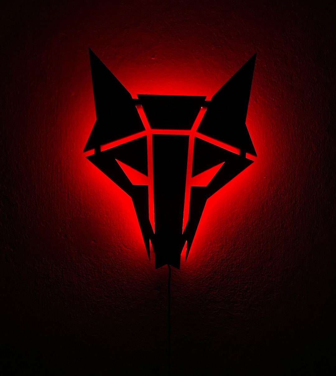 Red Rising Howler Neon Led Sign,red Rising Wooden Wall Art,home Decor ...