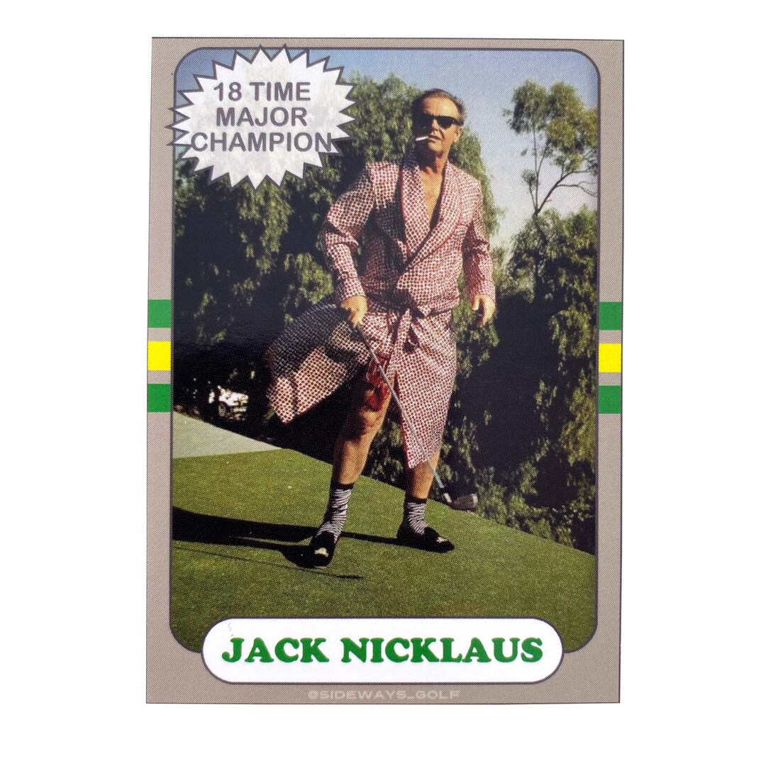 Sideways Golf Trading Cards - Etsy